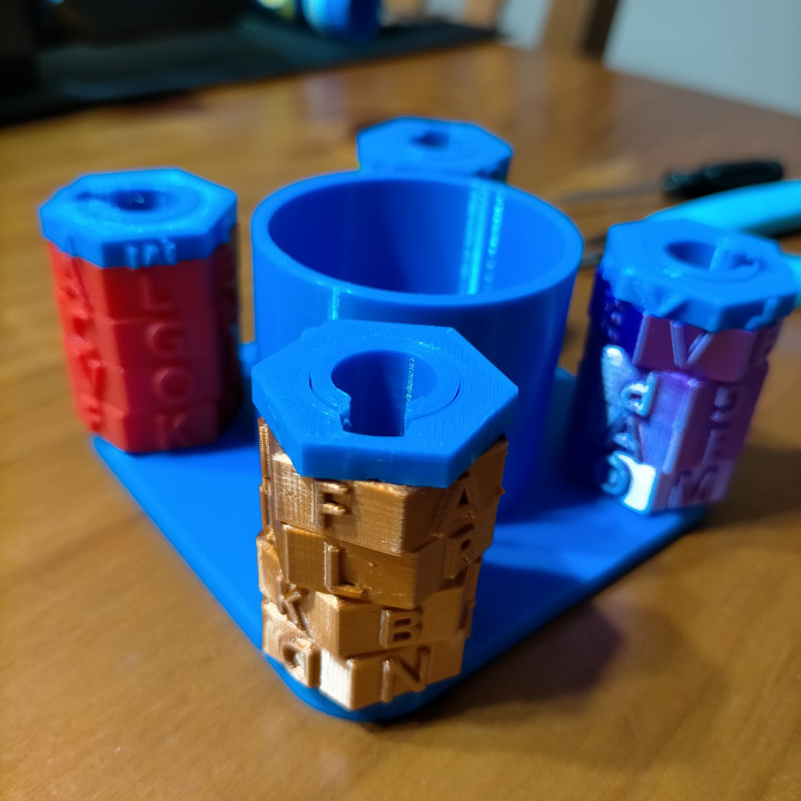3D Print of The Ultimate Cryptex Puzzle Box by stephenmerriman
