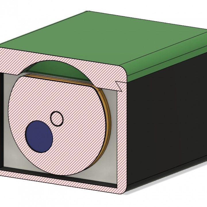 3D Printable Wheel Box Puzzle by Andrew Hixson