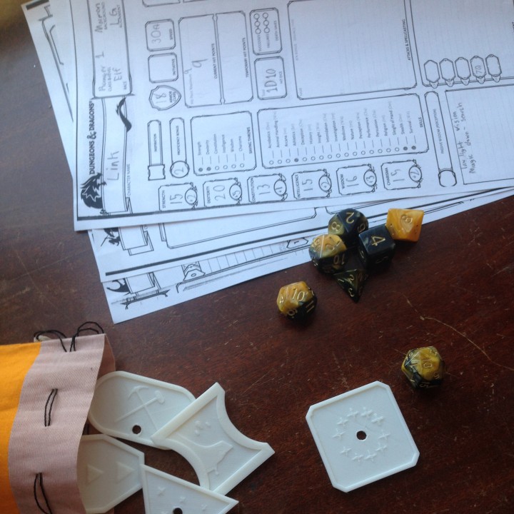 3D Printable DnD Copper Coin by Benjamin Briggs