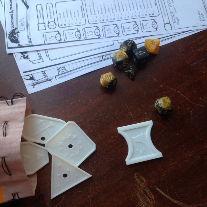 3D Printable DnD Gold Coin by Benjamin Briggs