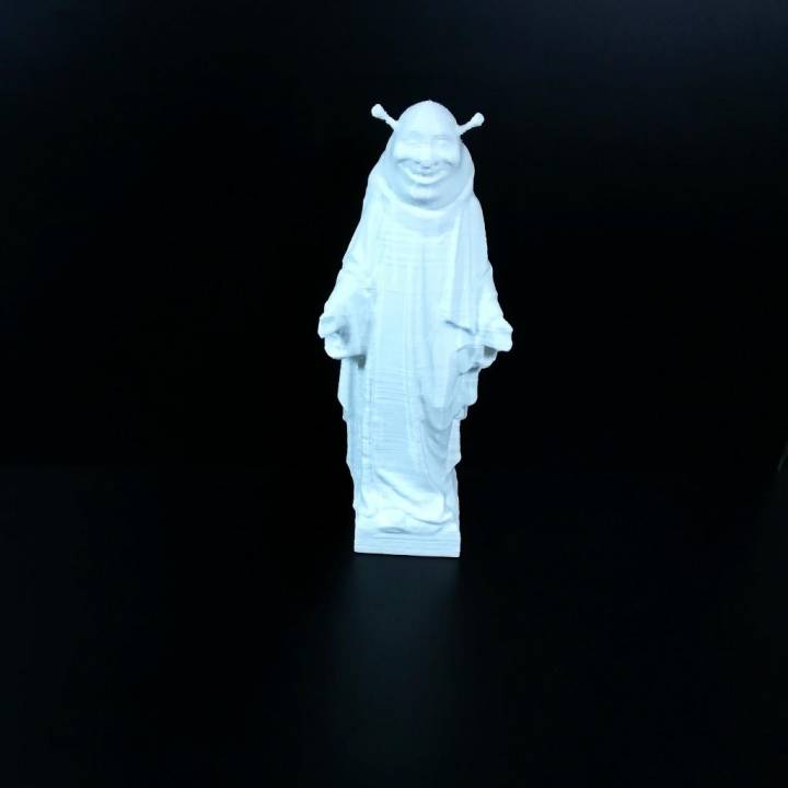 3D Printable Shrekus Christus by Einar Helgesen