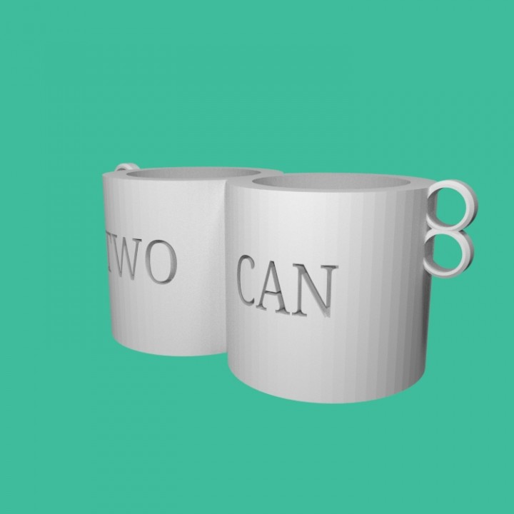 3D Printable Two Can #Tinkerfun by Michael Brinatte