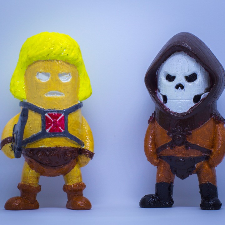 3D Print of Mini He-man - Masters of the Universe by photokreso