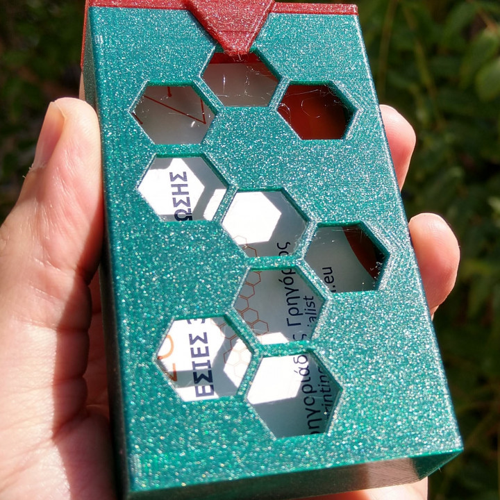 3D Printable Business Card Case by Greg