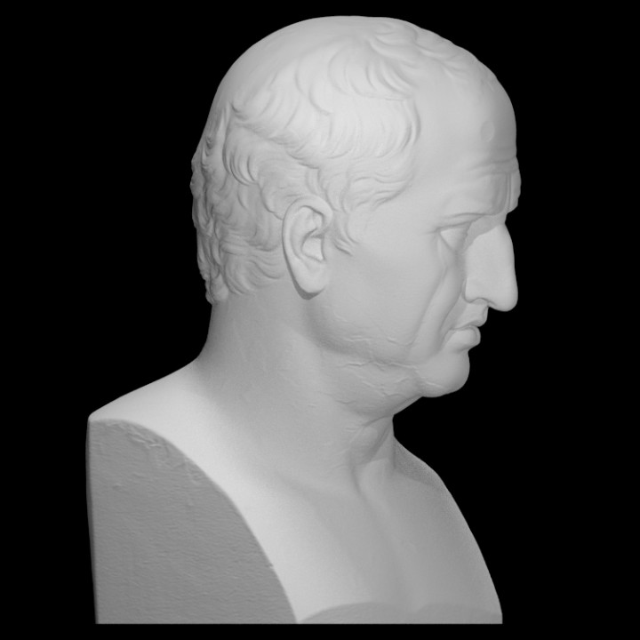 3D Printable Marcus Tullius Cicero by Anatomical Museum