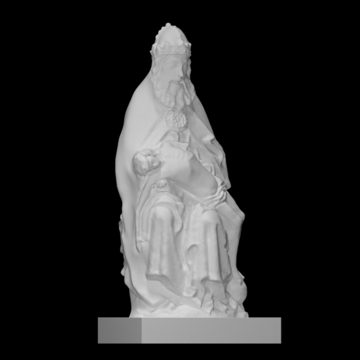 3D Printable Throne of grace by Scan The World