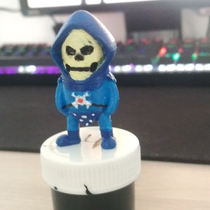 3D Print of Mini Skeletor - Masters of the Universe by 6792