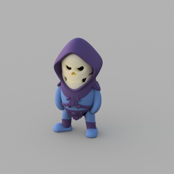 3D Printable Mini Skeletor - Masters of the Universe by Wekster