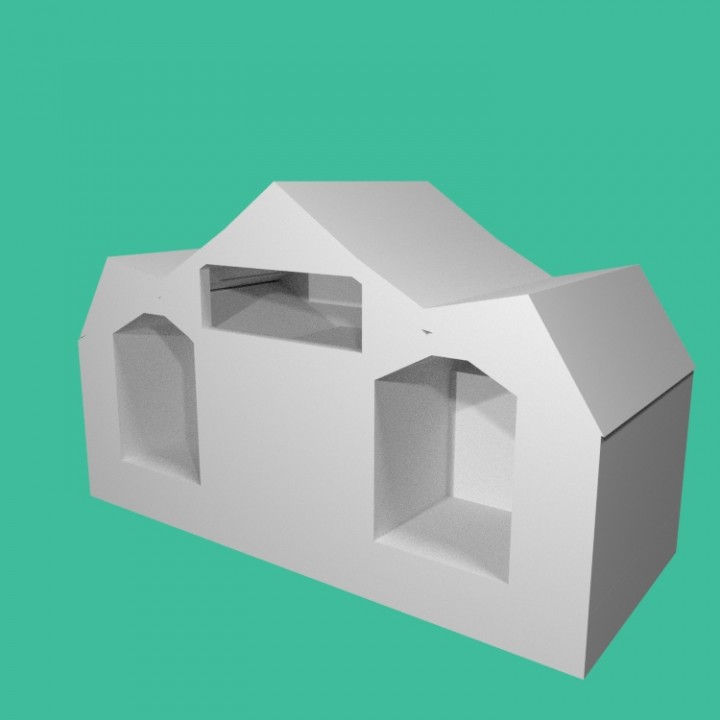 3D Printable dog house #Tinkerfun #Tinkercad by Mehmetcan Gün