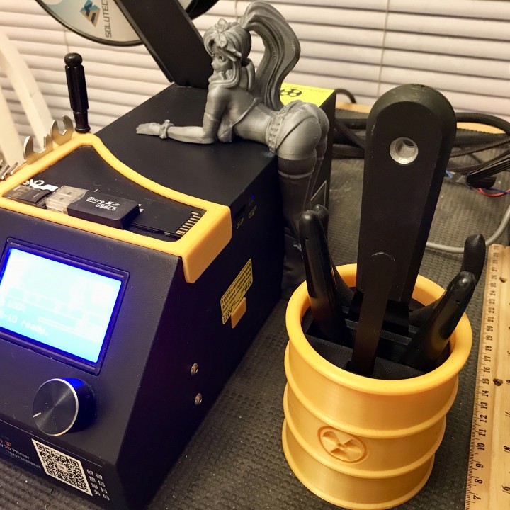 3D Printable Toxic Waste Cup Tool Insert - 2 Versions by SuperSport