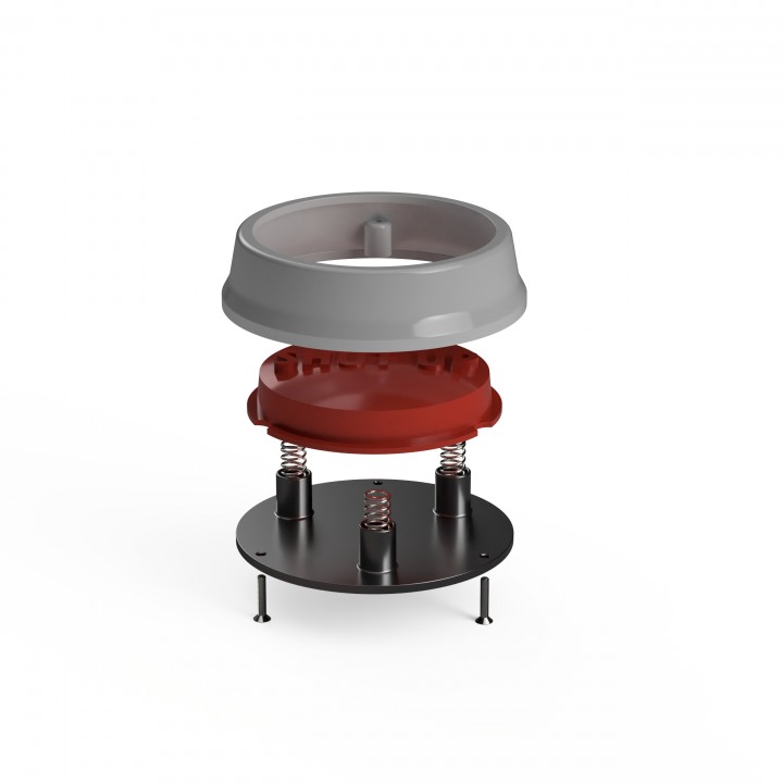 3D Printable Easy Shut Up Button by Michael Grugel