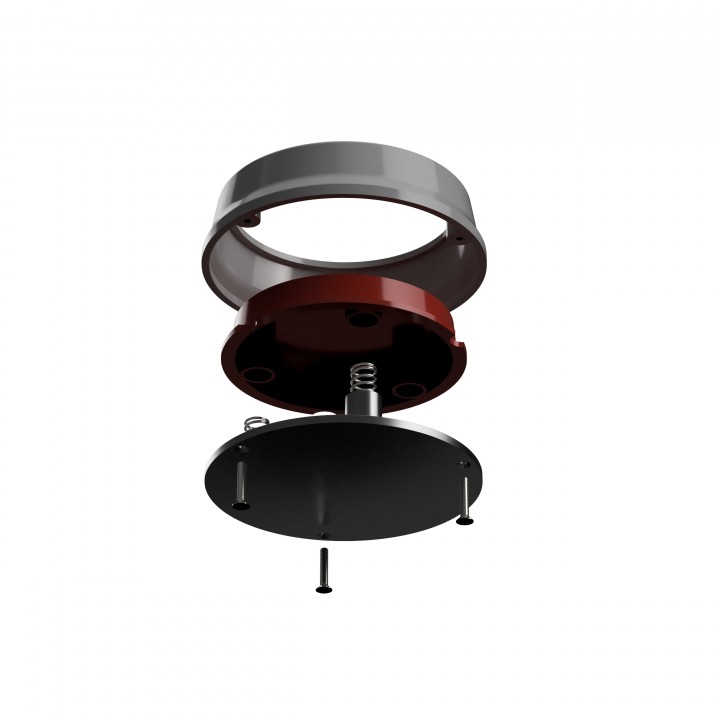 3D Printable Easy Shut Up Button by Michael Grugel