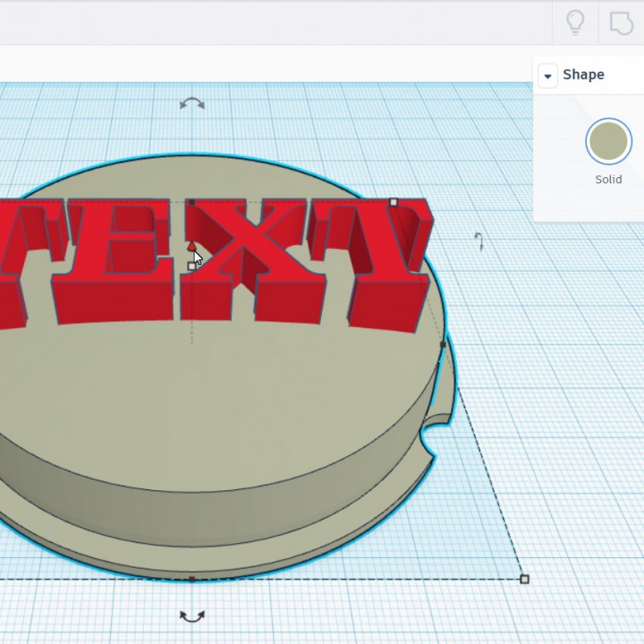 3D Printable Easy Shut Up Button by Michael Grugel