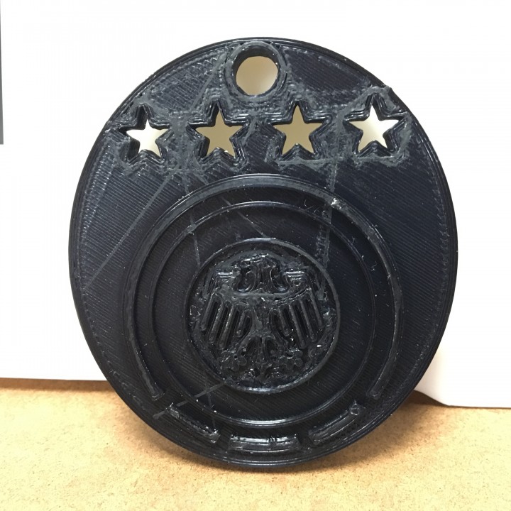 3D Printable Football World Cup Germany Key Chain by Loic R