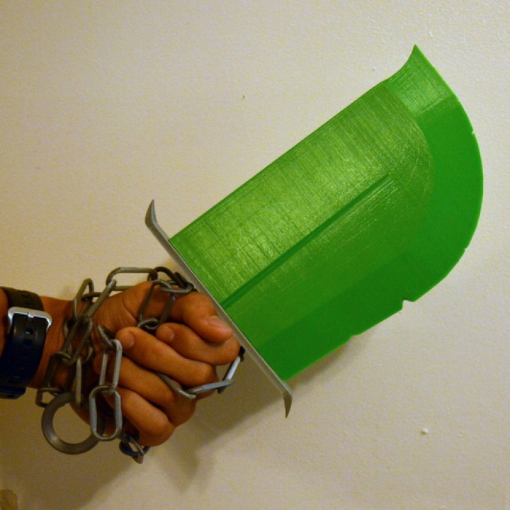 3d Printable Kais Jade Swords From Kung Fu Panda 3 By Arden Markin