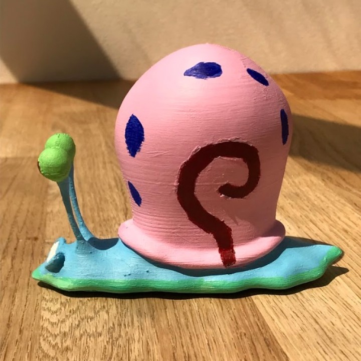 3D Printable Gary The Snail by Joy Hungwe