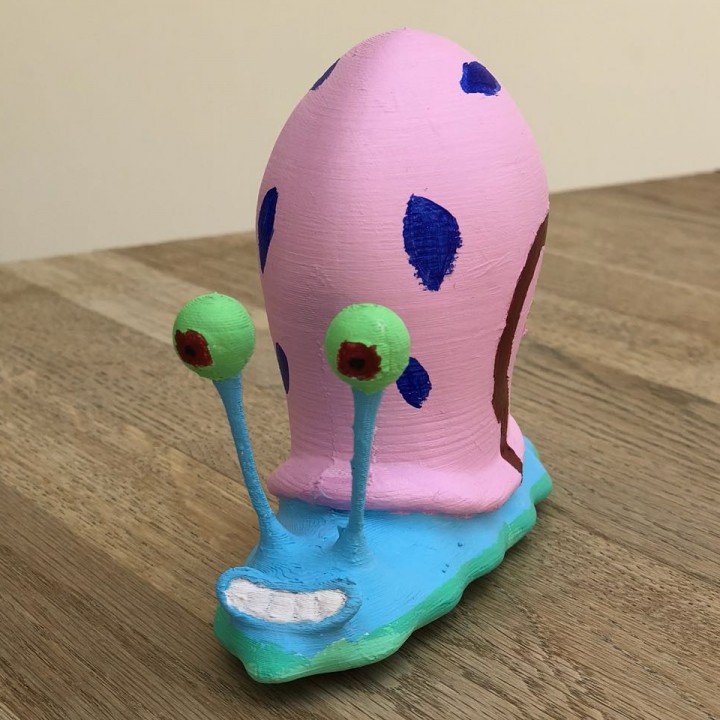 3D Printable Gary The Snail by Joy Hungwe