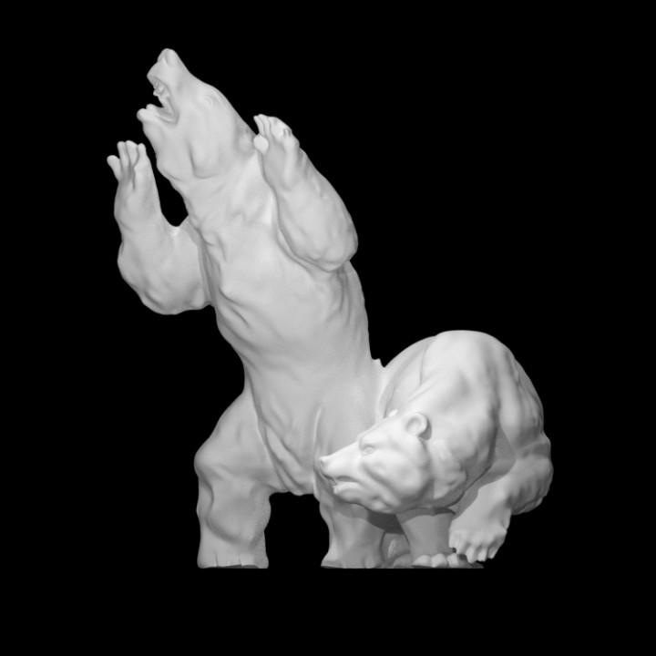 3D Printable Bears by Scan The World