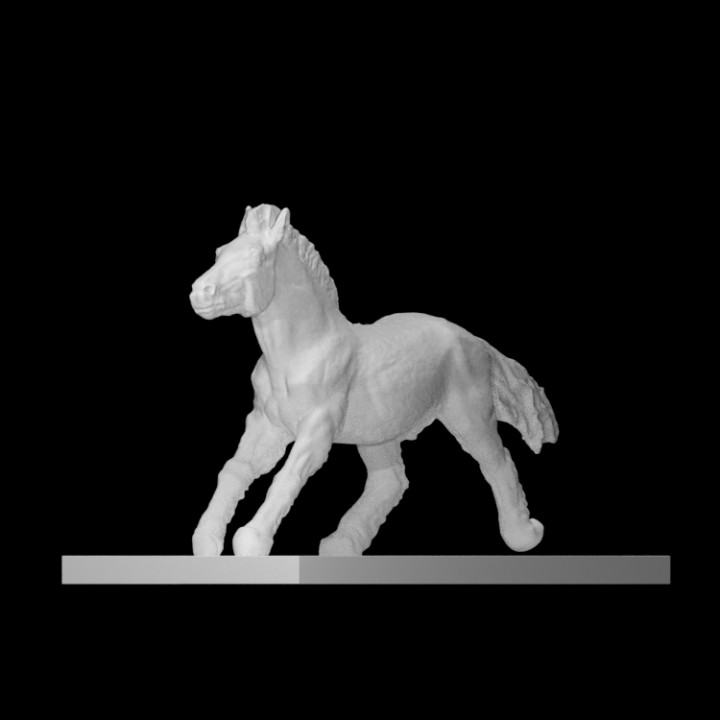3D Printable Horse by Scan The World