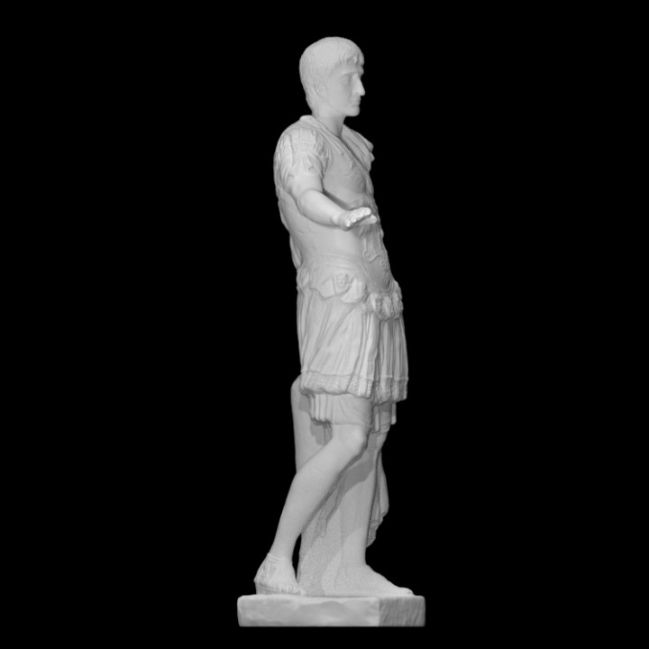 3D Printable Julio-Claudian Prince by Scan The World