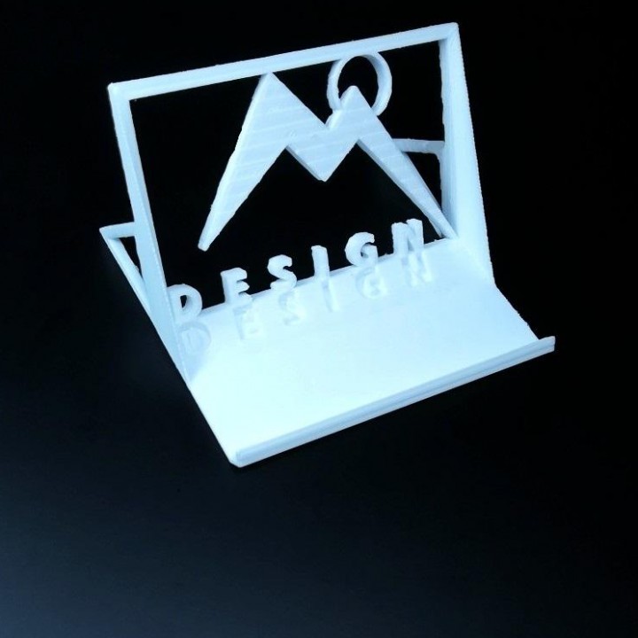 3D Printable Phone Stand Design by Johnny Simper