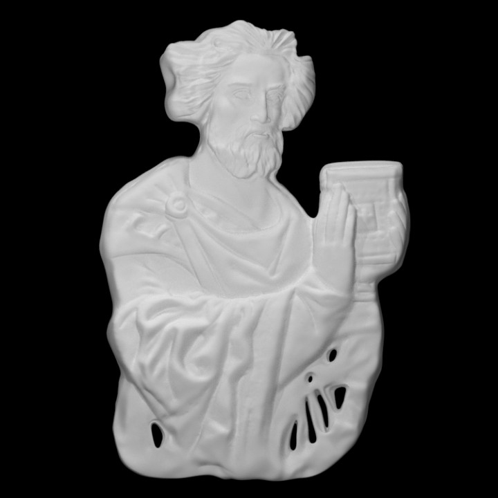 3D Printable Relief bust by Scan The World