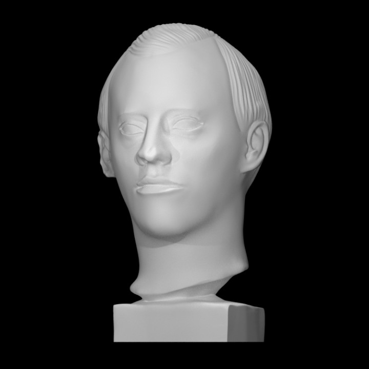 3D Printable Male portrait by Scan The World