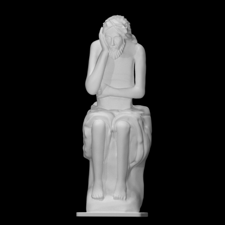 3D Printable Jesus Christ by Scan The World