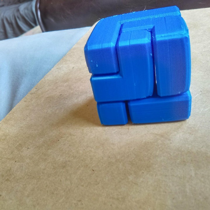 3D Printable Puzzle Cube by Delaney Mikula