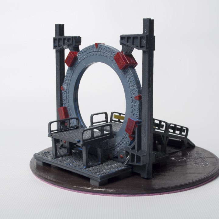 3D Printable Stargate Base by Wayne Jordan