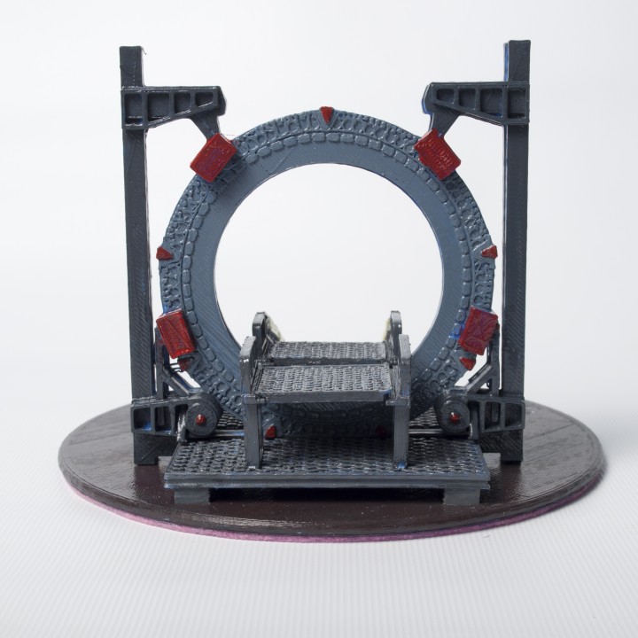 3D Printable Stargate Base by Wayne Jordan