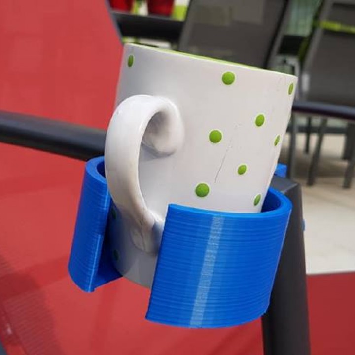 3D Printable Cup Holder for different Type of Mugs/Glases up to 90mm by ...