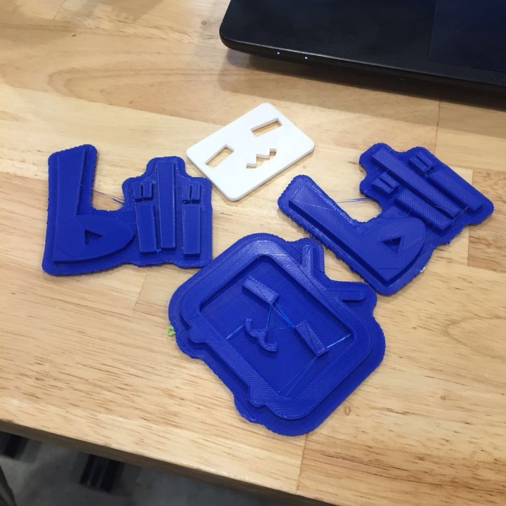 3D Printable BiliBili_Logo by zaowuji