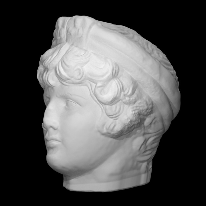 3D Printable Portrait of Antinous by Scan The World