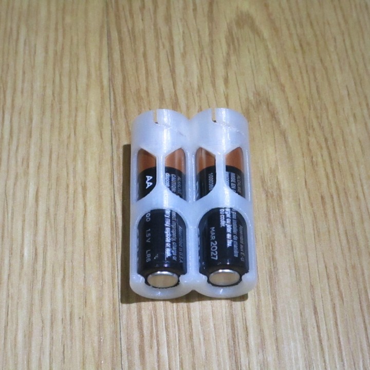 3D Printable Tiki AA Battery Holders by PilchPrints3D