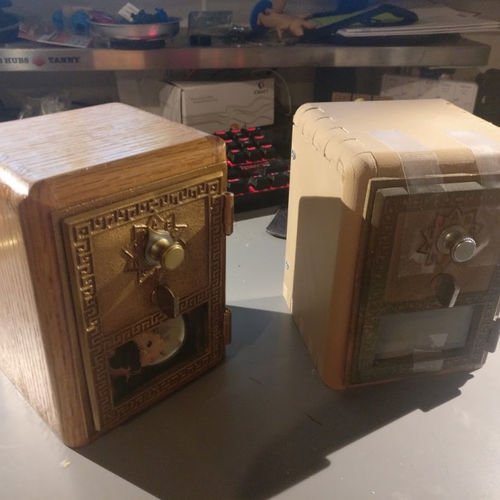 3D Printable Vintage Post Office Box Bank by Tannyn