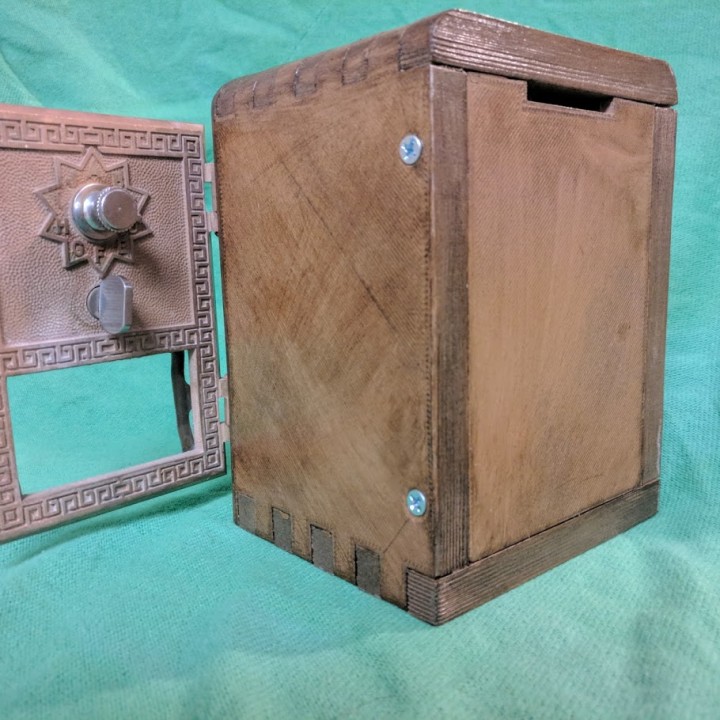 3D Printable Vintage Post Office Box Bank by Tannyn