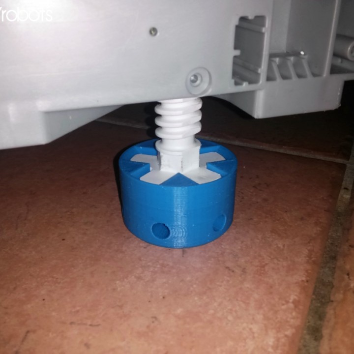 3D Printable Dishwasher feet riser by Carlo Franciscone