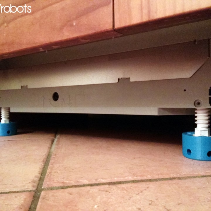 3D Printable Dishwasher feet riser by Carlo Franciscone