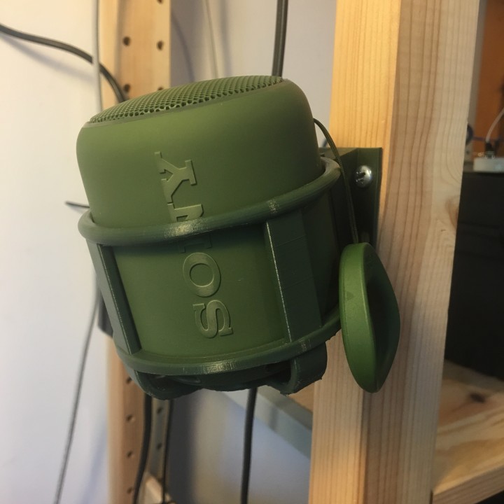 3D Printable Wall mount mod for SRS-XB10 by Bulcsu Bagi