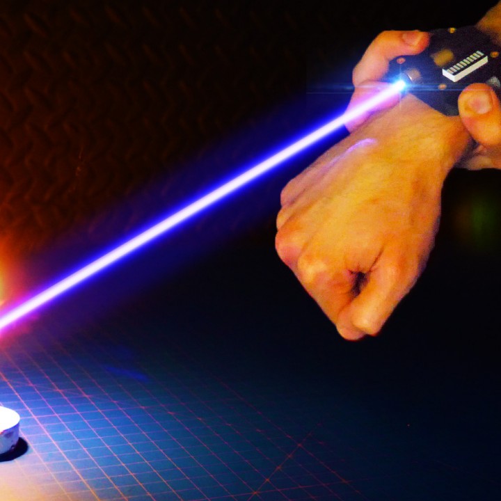 3D Printable Burning Wrist Laser - Iron Man / 007 James Bond Inspired ...