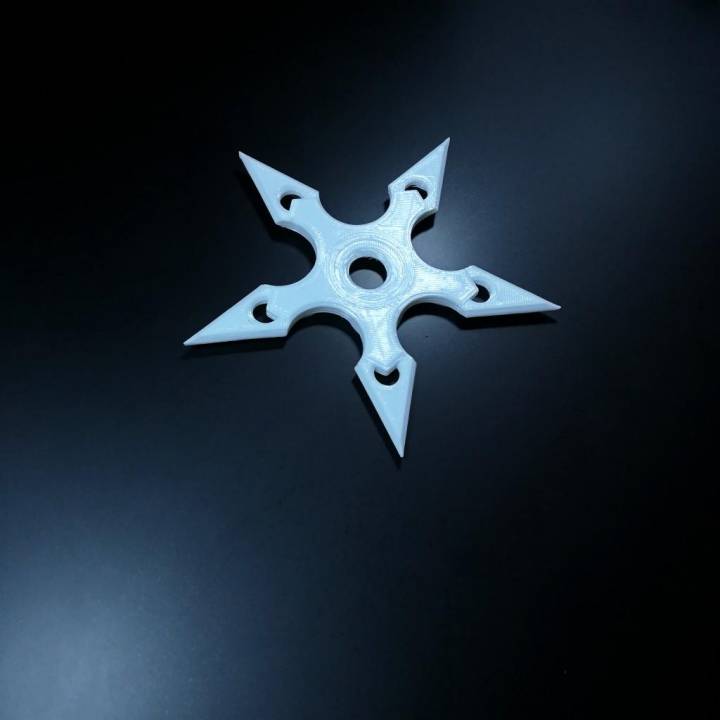 3D Printable Ninja Star by Ben Chittenden