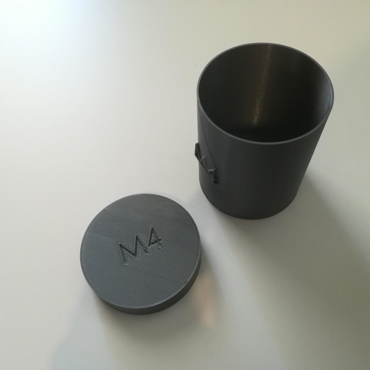 3D Printable Screw and nut containers by Dominik Liśkiewicz