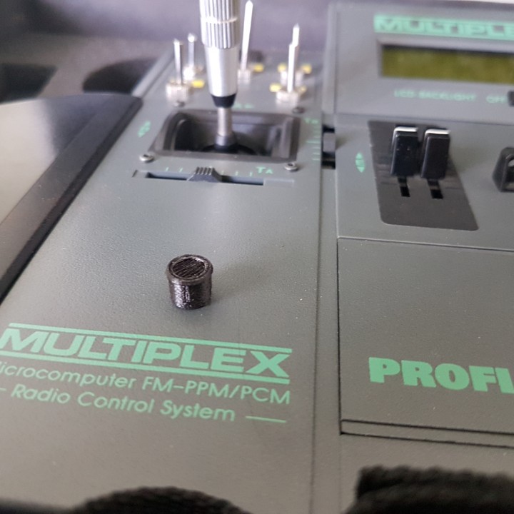 3D Printable RC transmitter stick toggle switch cap Multiplex mc 4000 ...