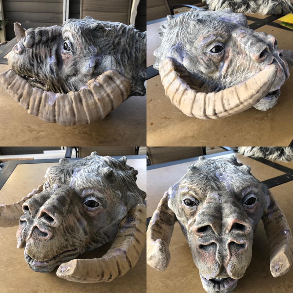 3D Printable Tauntaun head by Darren Pattenden