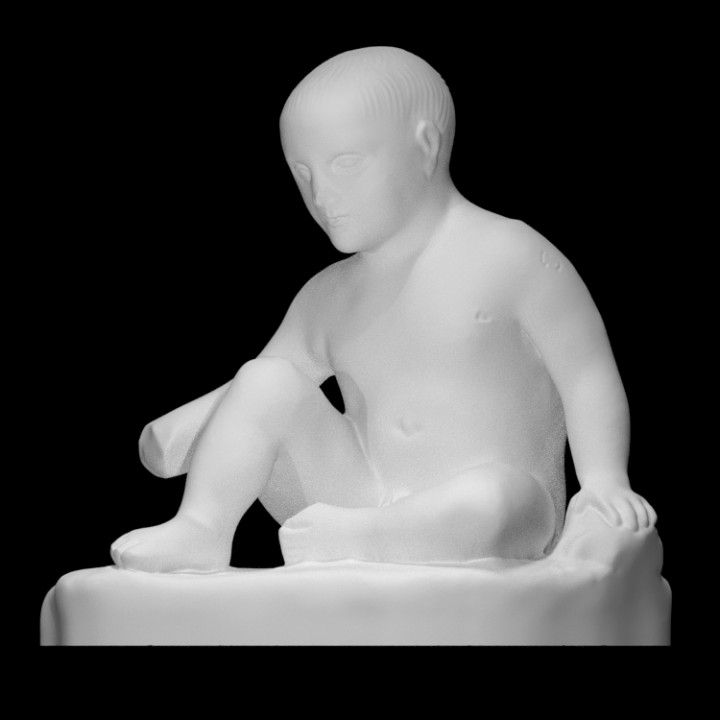 3D Printable Statuette of a child by Scan The World