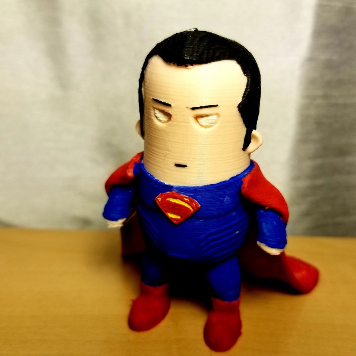 3D Print of Mini Superman - League of justice by JuniorGeneral