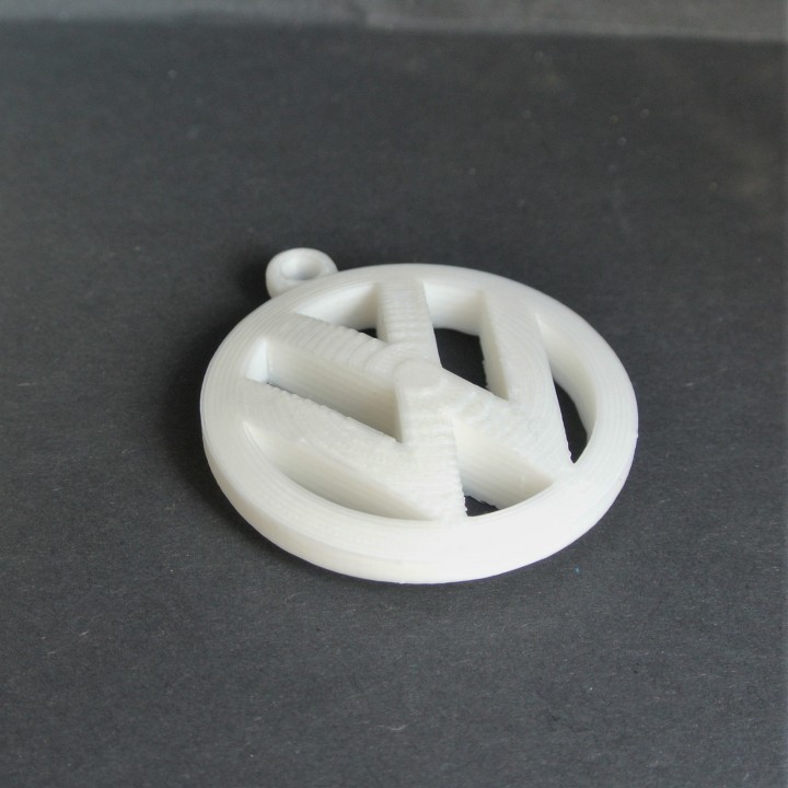 3D Printable Volkswagen key ring by Corentin Paquet