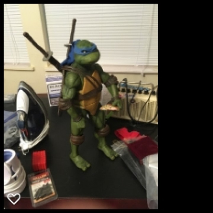 3D Printable NECA TMNT top leg joint replacement by Charles Rudd