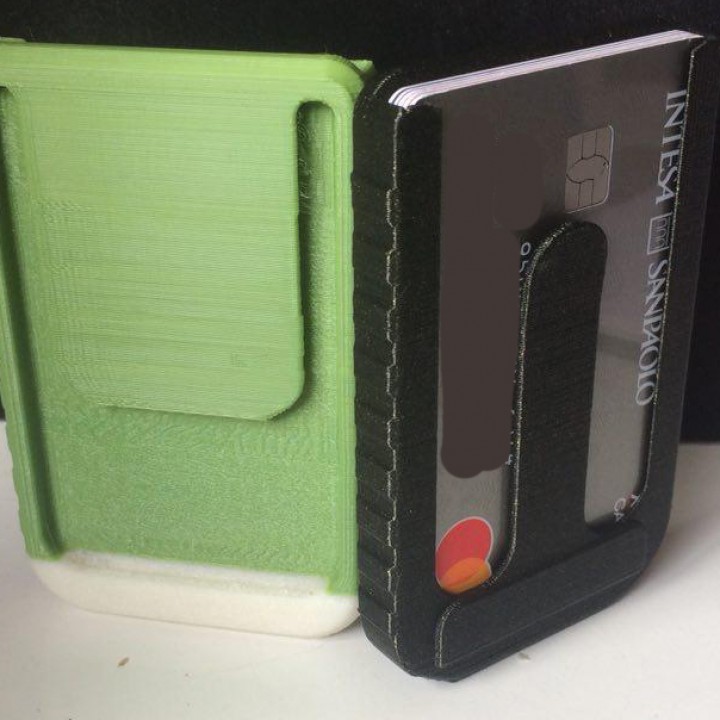 3D Printable CARDS HOLDER - Credit card holder wallet by Gianluca Rolle